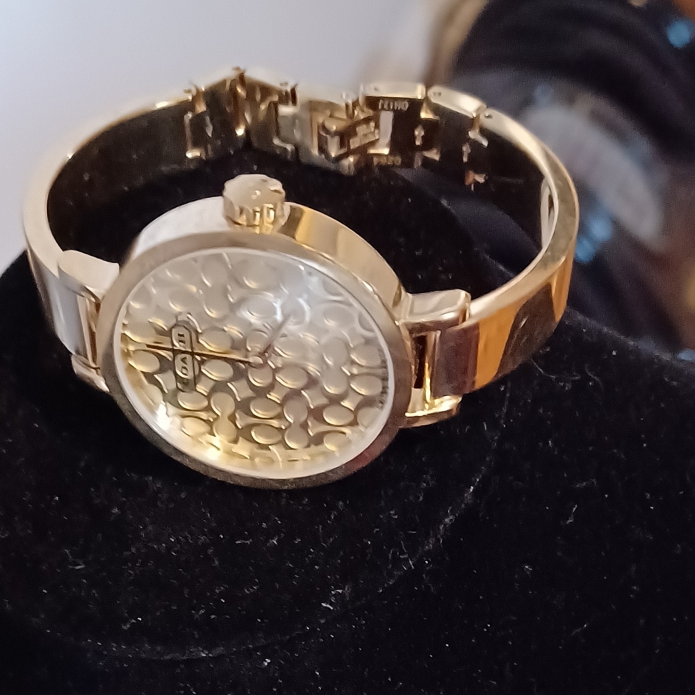 Coach Miranda Signature Dial Gold Tone Steel Ladies W… - Gem